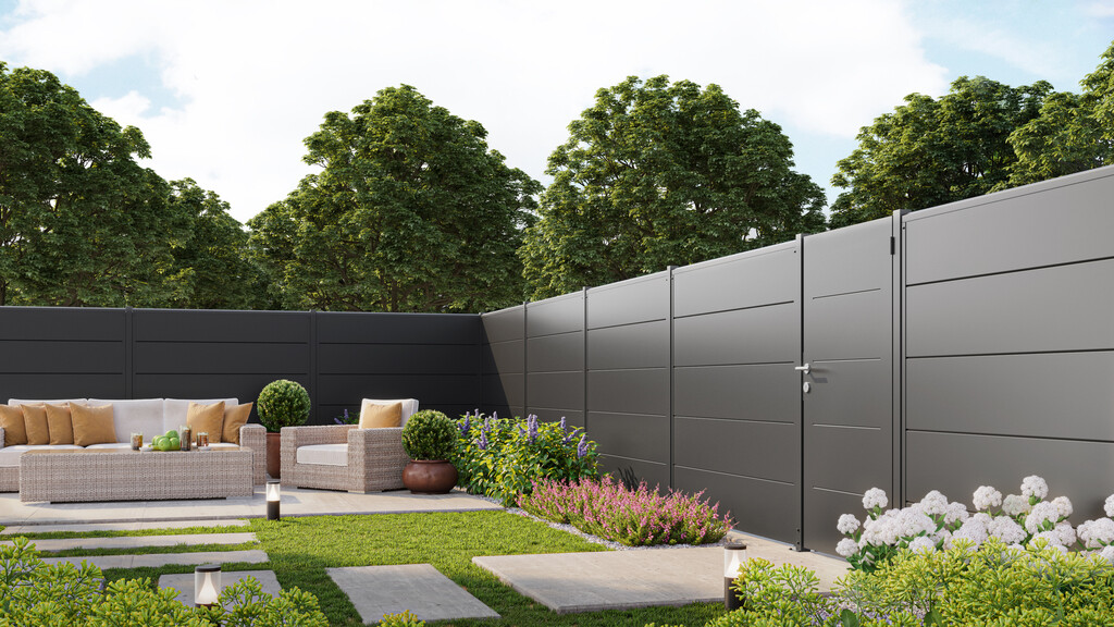 Omheining / 1680mm / antraciet