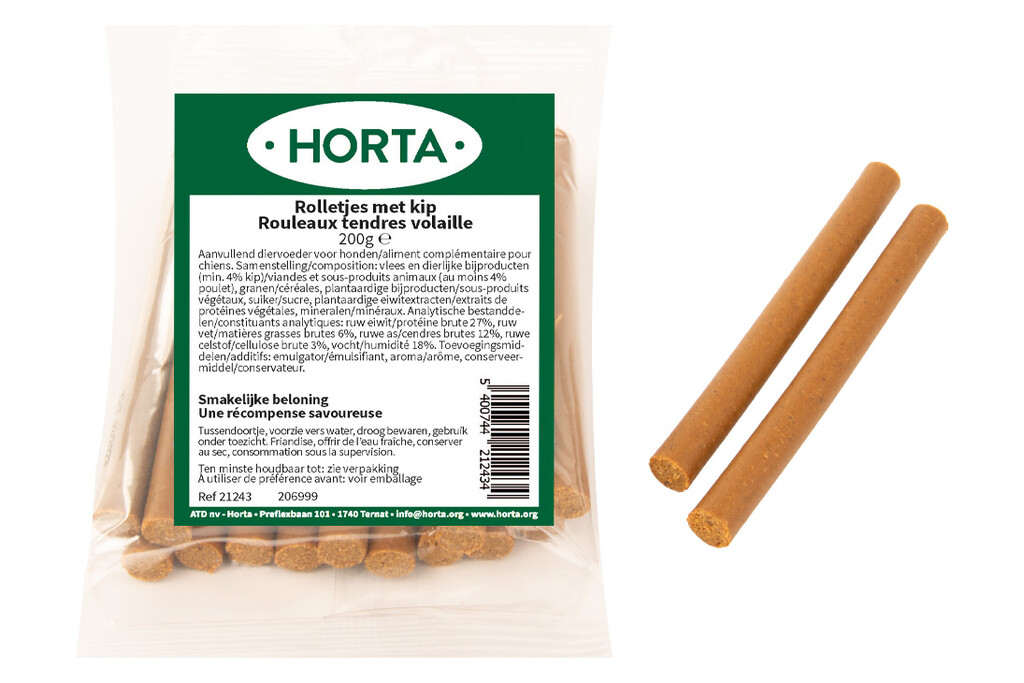 Rolletjes met kip 200g