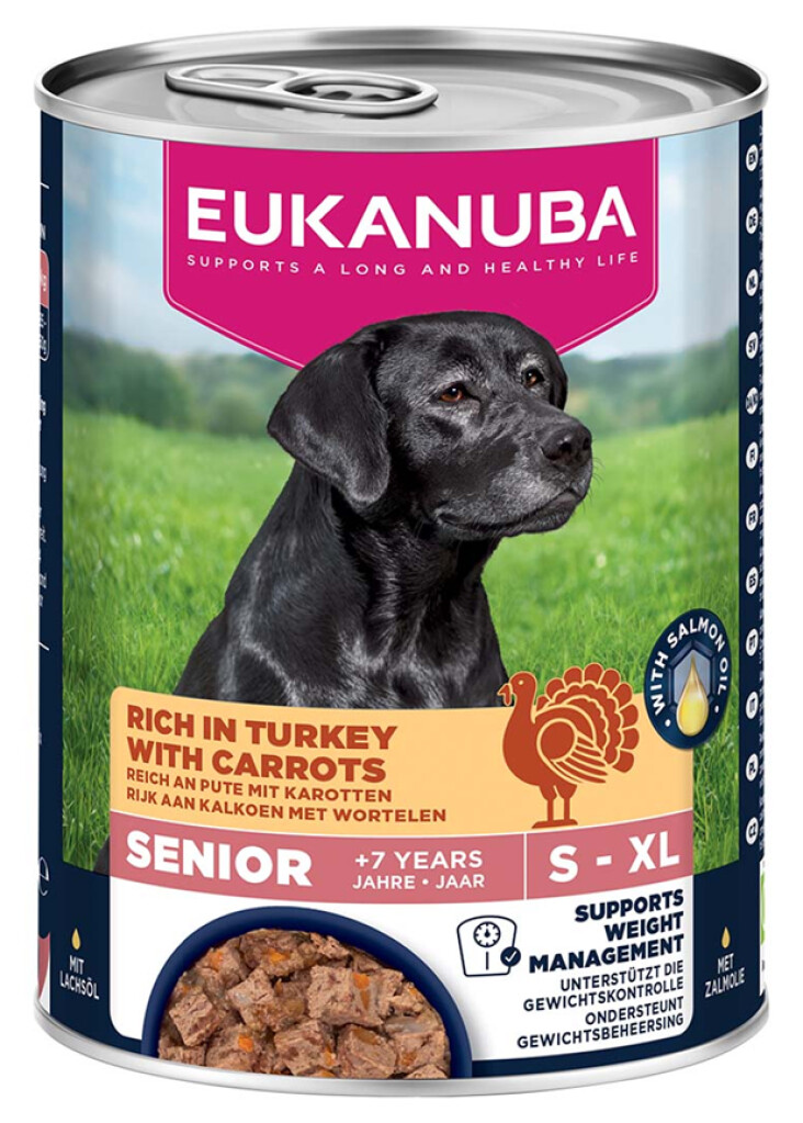 Dog wet food senior turkey 400g
