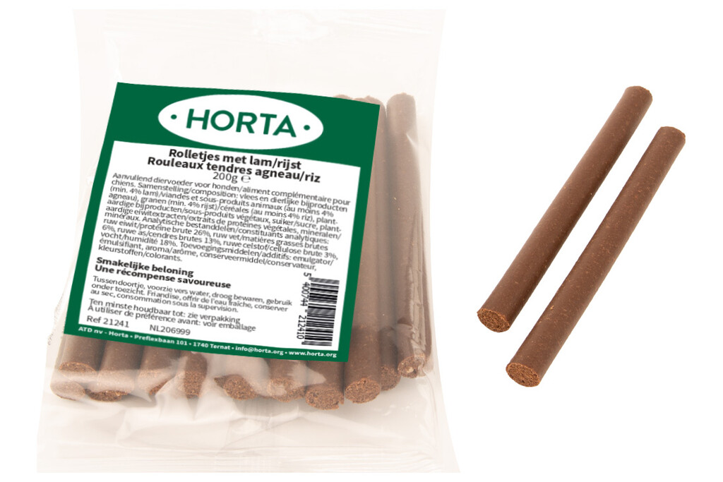 Rolletjes met lam/rijst 200g